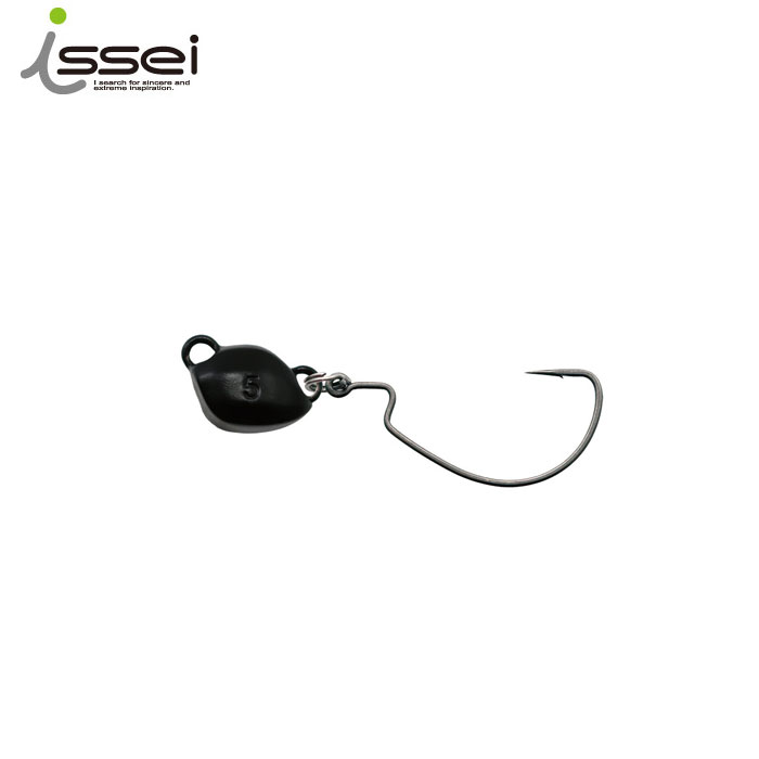issei/一誠NEUODAMA/根魚玉　ブラック◆重量：10g◆入り数：2ヶ入り★「根掛かりしにくい」とソルトシーンで絶大な評価を得るフレキシブルジグヘッド &ldquo;根魚玉&rdquo;。その根魚玉を魚への違和感を抑えるマットブラッ...