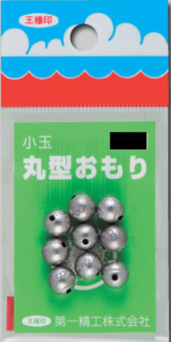 丸型鉛小玉タイプ。　