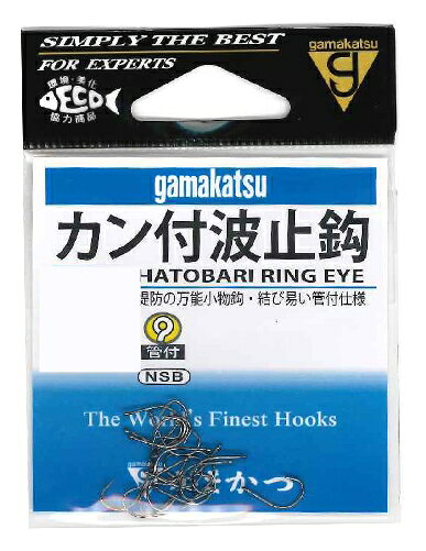 波止でのアジ、メバル、ハネ、チヌ、 セイゴなど万能に使える鈎の便利な「管付」タイプです。細軸でありながら、フトコロ強度もしっかりあり不意の大物にも耐えうる万能鈎です。入本数：19号数：3号　