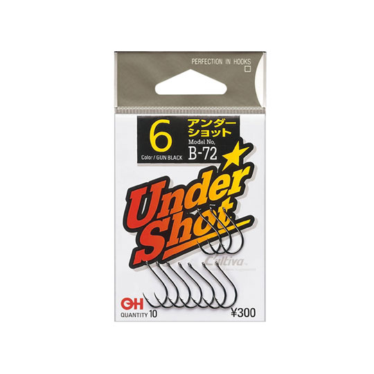 OWNER C'ultiva/オーナー　カルティバB-72 アンダーショットフック&nbsp;■入り数：10この絶妙なシェイプはアンダーショットリグのための専用設計。 そのラウンドゲイブは、微妙なスウィムスタイルを要求されるワームセット時に...