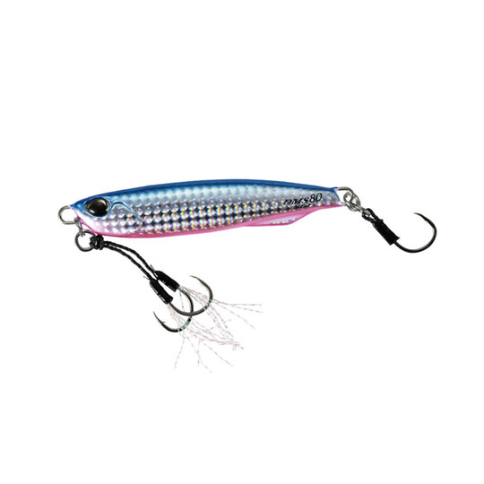 デュオドラッグメタルSLJ　スリム　60g◆全長：84mm◆フック：フロント／アシストフック＆ティンセル#14・リア／アシストフック#14★ターゲットを選ばず手軽に楽しめるスーパーライトジギングにおススメのドラッグメタルSLJモデル。フロン...