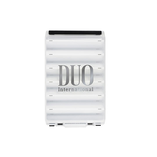 DUO/デュオルアーケース　リバーシブル120◆Size：200&times;126&times;36mm◆Color：ホワイト（両面箔押し）★明邦化学　ルアーケース採用！！