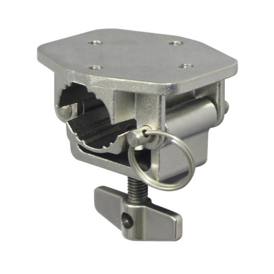 ビーエムオージャパン/BMO JAPANパイプ万力（ソケットなし）　■材質：ステンレス ■対応パイプ径：19〜25mm ■上部ネジ穴間隔：45mm ■ネジ穴：M6★ボートのバウレールなどに取付可能な万力タイプのベースです。 ロックピンを外す...