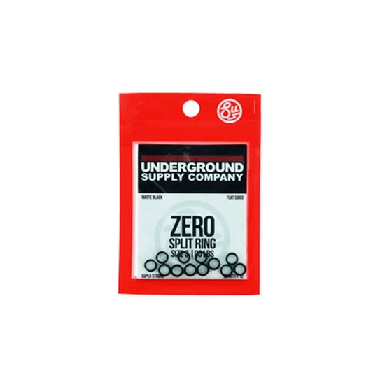 スイムベイトアンダーグラウンド/SWIMBAIT UNDERGROUNDゼロスプリットリング/ZERO SPLIT RINGS◆カラー：MATTE BLACK ◆サイズ：＃3/＃4/＃5/＃6★スイムベイトアンダーグラウンドオリジナルスプリ...