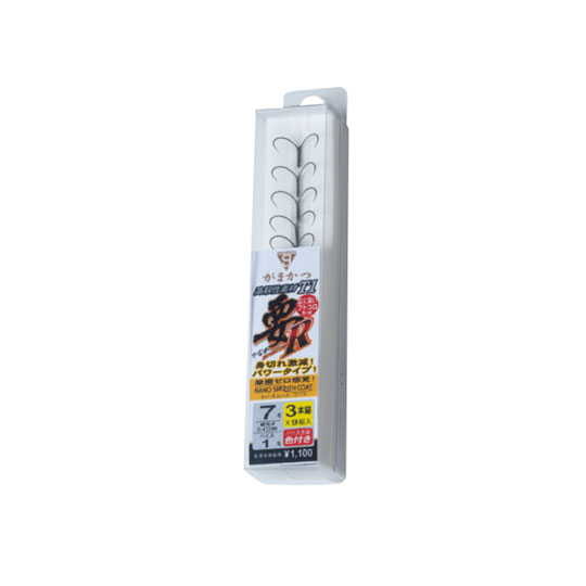 Gamakatsu/がまかつスマートケース T1 要Rナノスムースコート 3本錨&nbsp;&nbsp;&nbsp; &nbsp;■サイズ：6.5/7/7.5/8/8.5■入り数：9組（6.5/7/7.5/8）、8組（8.5）★がまかつのス...