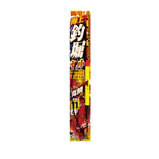 SASAME/ササメ針T-490&nbsp; 海上釣り堀セット 真鯛用&nbsp;■全長：1.0m■仕様：1セット+スペア鈎2本★これだけで海上釣堀の真鯛対応本格仕掛がセットできます。