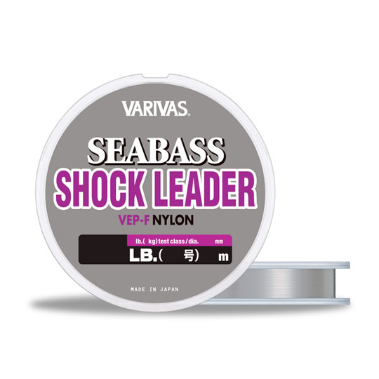 バリバスシーバスショックリーダー （ナイロン）■サイズ：10LB./12LB./16LB./20LB.■カラー：ナチュラル★通常ナイロンの約20倍の耐摩耗性を誇るVEP製法にフレキシブル（柔軟）加工をプラス、しなやかさを加えたことでルアーの...