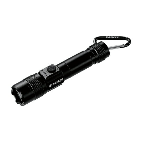 がまかつ　LETC366UV 充電式ハンディライト■サイズ：直径27 x H129mm■重　量：約110g(充電池込み) ■使用電池：リチウムイオン800mAh■充電時間：約2.5時間■最長点灯時間：約4.5時間■UV波長：365nm★一般...
