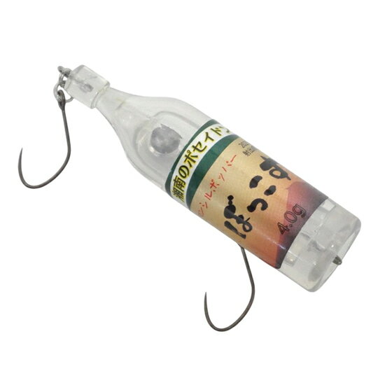 ザッタ　ザボトル　■サイズ：49mm ■ウェイト：4.0g★酒瓶型トップウォータールアーです。 ドッグウォークやポップ＆ステイで魚と一献お楽しみください。