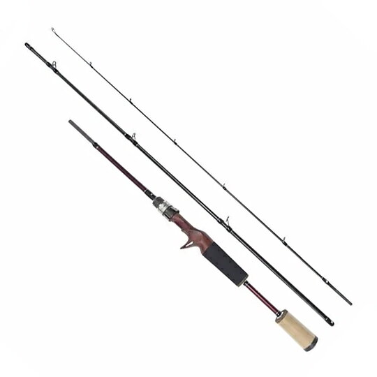 フィッシュマン　ビームス　インテ　5.8XF■全長：177cm(5.8ft) ■継数：3ピース ■仕舞寸法：67.5cm ■グリップ長：31.5cm ■自重：95g ■素材：4軸カーボン99％ ■ガイド：Kガイドチタン+ステン(TOPのみチ...