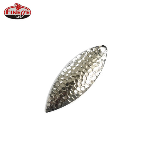 FINESSE/フィネスウィローリーフ ハンマード　HM ＃6　ニッケル◆入り数：1枚★スピナーベイトやジグスピナーの交換用ブレードです。