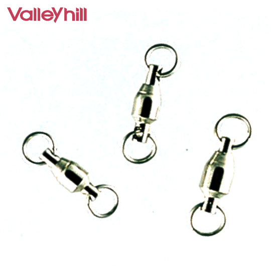 Valleyhill/バレーヒルBB＆2スプリットリング◆サイズ：#0,#1,#2,#3◆入数：各2ケ★スピナーベイトやジグスピナーのブレード接続用パーツ。ワンランク上の回転性能を誇り、ブレードをスムースに回します。
