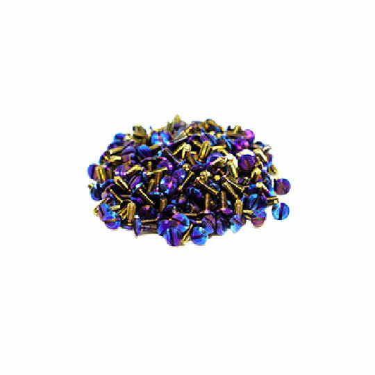 M.T.C.Wラインローラー チタン製ビス　ダイワ用◆適合メーカー：ダイワ★ラインローラー取り付け部、チタン合金製ビス。さらに感度を追求する方に、そしてやっぱりリールとあうチタンの焼き付けのグラデーション！！　