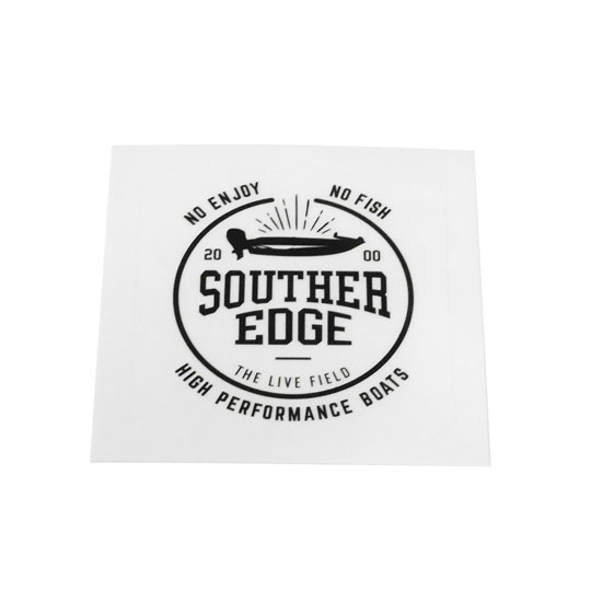 SOUTHER/サウザーSOUTHER EDGE デカール（バック透明）◆サイズ：70&times;70mm★SOUTHER EDGE 屋外デカール（バックが透明）。愛車やタックルボックス、スーツケースにマッチする小型デカールです。