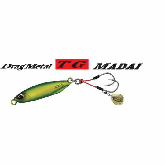 DUO/デュオDrag Metal TG Madai/ドラッグメタル タングステン マダイマイクロベイト着きに最適な小粒なTGシリーズに真鯛カラーが登場。 マットカラーがスレた真鯛にも効果的!リアには専用ブレードフック付き!! マイクロベイ...