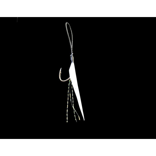 ZEAKE/ジーク魚皮シングルフック◆サイズ：12号◆入数：3個★Zeakeカスタムオリジナルアシストフック 作業工程を惜しまず、最も針が抜けにくい方法で作製しております。 フックにオーナー針海峡アジイサキ針を採用 ハゲ皮との相性バッチリで...