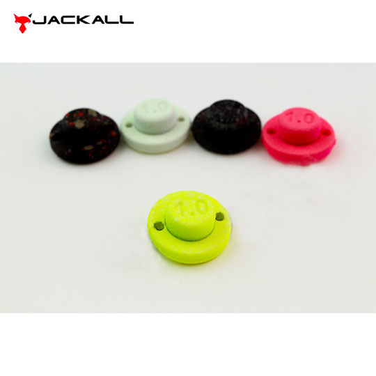 JACKALL/ジャッカルDEKABUNG/デカブング◆Weight：1.0g◆Length：12.5mm◆Fook：＃8◆Snap：＃0★扁平な円盤型ボディの樹脂本体に金属製ウェイトを組み合わせた構造でボディ本体とウエイトとの重量バランス...