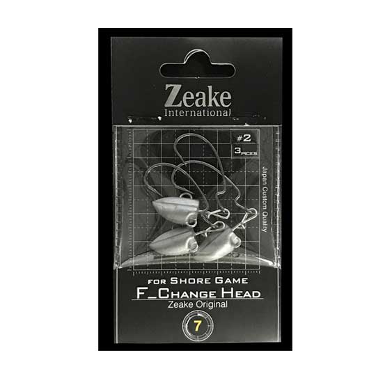 ZEAKE（ジーク） フックチェンジヘッド（Fチェンジヘッド） 　 &nbsp; F（フック）、チェンジヘッドは、ヘッド後部にワイヤースナップを装着することにより、フック交換を自在にできる新型ジグヘッドです。 アジやメバルといった吸い込み捕...