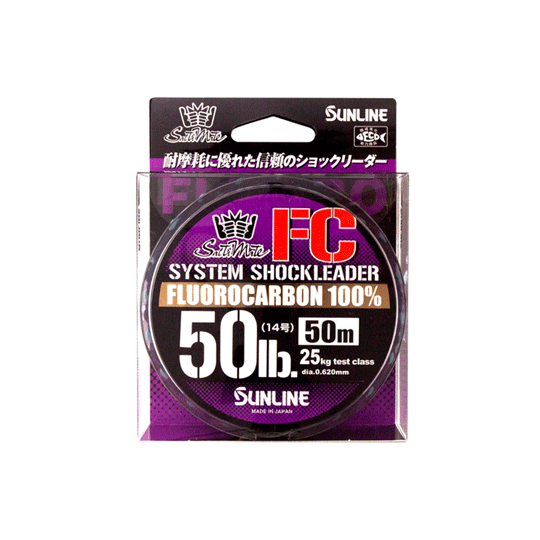 サンラインソルティメイト　システムショックリーダーFC　30m　70LB　20号　■素材：フロロカーボンライン ■カラー：クリア ■巻量：30m ■LB：70■号数：20耐摩耗性に優れた信頼のショックリーダー ●鋭い歯・岩礁・ファイト中等で...