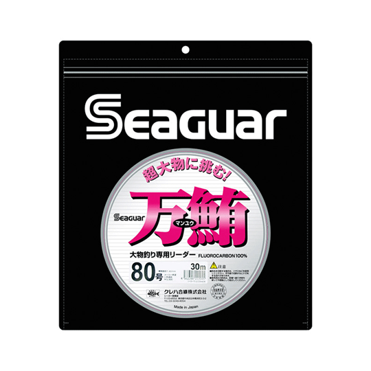 シーガー/Seaguar万鮪　30m　70号　■カラー：クリア ■号数：70号 ■標準直径（mm）：1.380 ■30m巻★超大物に挑む！大物釣り専用ハリス。 大物釣り専用ハリスとして150号までラインナップ。