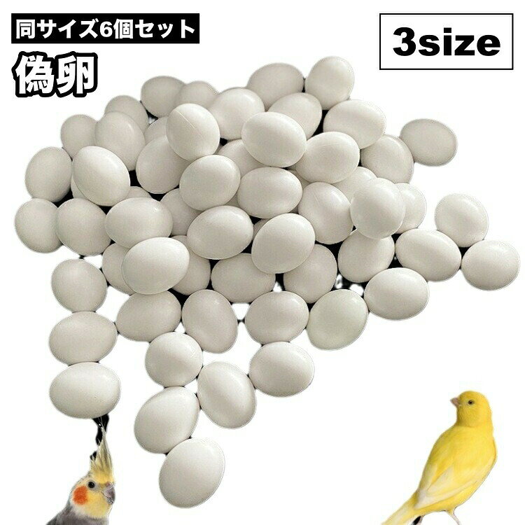 中型のオカメインコなどの偽卵、同サイズ6セットです。寿命を削るといわれる無精卵を生む抑制に◎ 【サイズについて】画像をご参照ください。 【カラーについて】生産ロットにより柄の出方や色の濃淡が異なる場合がございます。お使いのモニターや撮影時の...