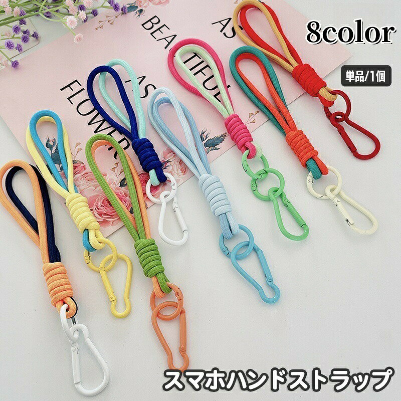 ダブルループがおしゃれなハンドストラップ。スマホの落下や紛失防止にgood☆※ストラップホルダーは付属しません。 【サイズについて】画像をご参照ください。 【カラーについて】生産ロットにより柄の出方や色の濃淡が異なる場合がございます。お使い...