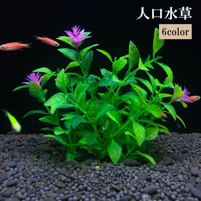 お手入れ簡単！観賞魚用の人口水草です。水槽や金魚鉢の中をおしゃれでかわいく飾ります♪ 【サイズについて】画像をご参照ください。 【カラーについて】生産ロットにより柄の出方や色の濃淡が異なる場合がございます。お使いのモニターや撮影時の光の加減...