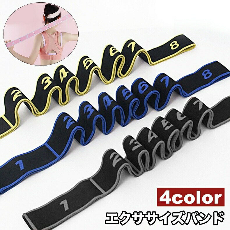 伸縮性があり自宅で手軽にトレーニングできるエクササイズバンドです。数字入り＆ループ状で、使い方いろいろ◎ 【サイズについて】画像をご参照ください。 【カラーについて】生産ロットにより柄の出方や色の濃淡が異なる場合がございます。お使いのモニタ...