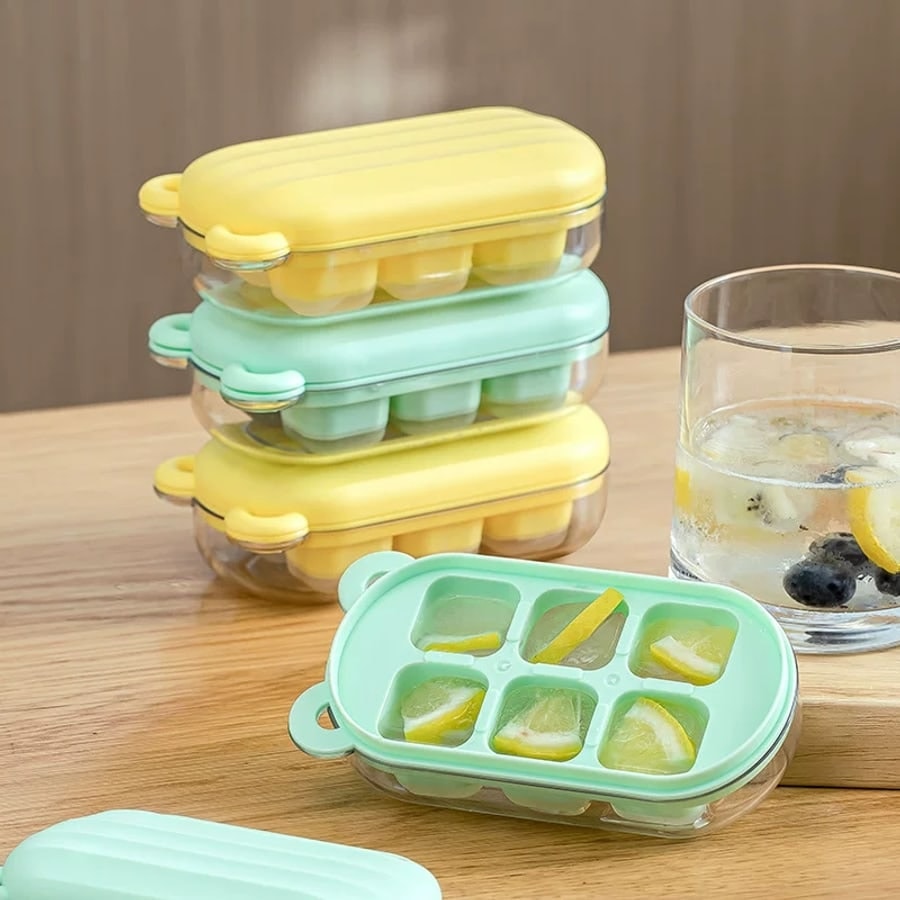 家庭の冷凍庫で氷を作りやすい製氷皿です。押すだけで氷を取り出しやすいタイプの場合は、ドリンク、フルーツ氷、来客用の氷作りに便利です。注水口、蓋、保存ケースの仕様を確認してからお使いください。カラー、サイズ、セット内容がある場合は、注文前に選...