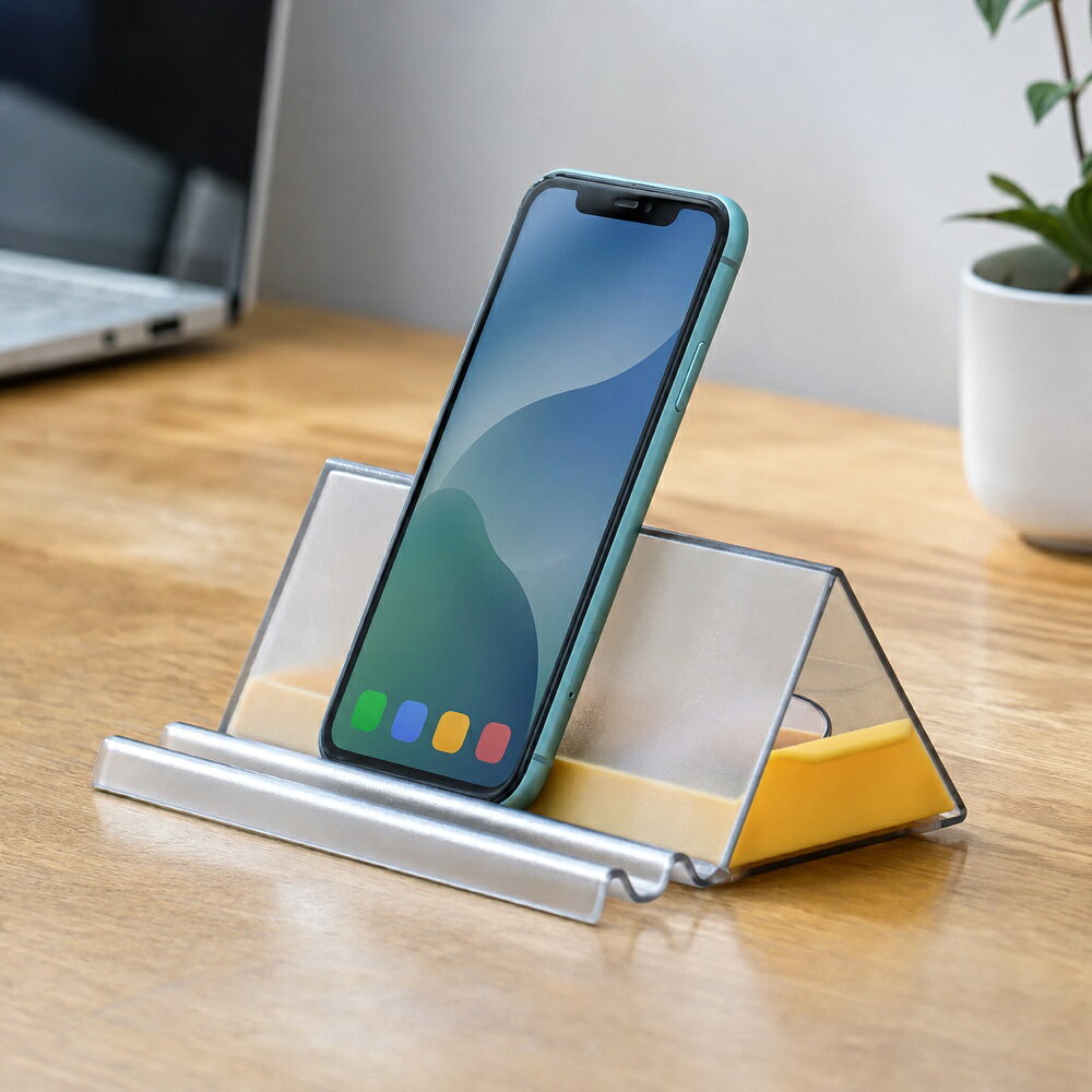 スマホタブレットスタンドスマートフォンやタブレットを見やすい位置に置きやすい卓上スタンドです。動画視聴、オンライン授業、在宅ワーク、デスクまわりで使いやすい仕様です。スマホやタブレットを立て掛けやすいデスク、寝室、寮、リビングで使いやすい省...