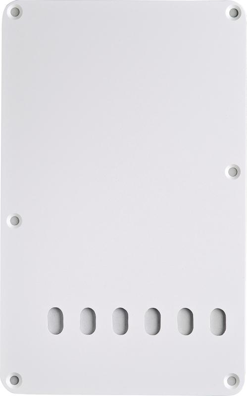 Fender パーツ Backplate, Vintage-Style Stratocaster®, White, 1-Ply1プライ・Stratocaster用トレモロバックプレートヴィンテージスタイル弦穴:6穴取り付け用金具なし