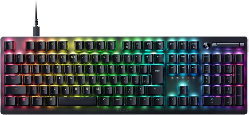 レイザー DeathStalker V2 JP Clicky Optical Switch ゲームや仕事に最適な高速性と応答性が得られすっきりとした歯切れの良い打鍵感の有線ゲーミングキーボード 薄型オプティカルスイッチ クリッキトップレベル...