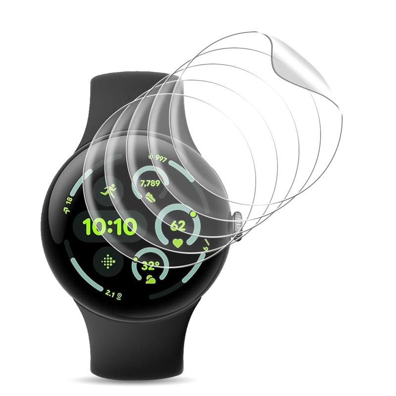For Google Pixel Watch 4 45mm フィルム TPU素材 画面保護フィルム YANMONGI 防水フルカバーフィルム 柔らかい 自動修復 耐衝撃 薄型 高感度タッチ 高透過率 キズ防止 指紋防止 気泡レス 貼り付け簡単