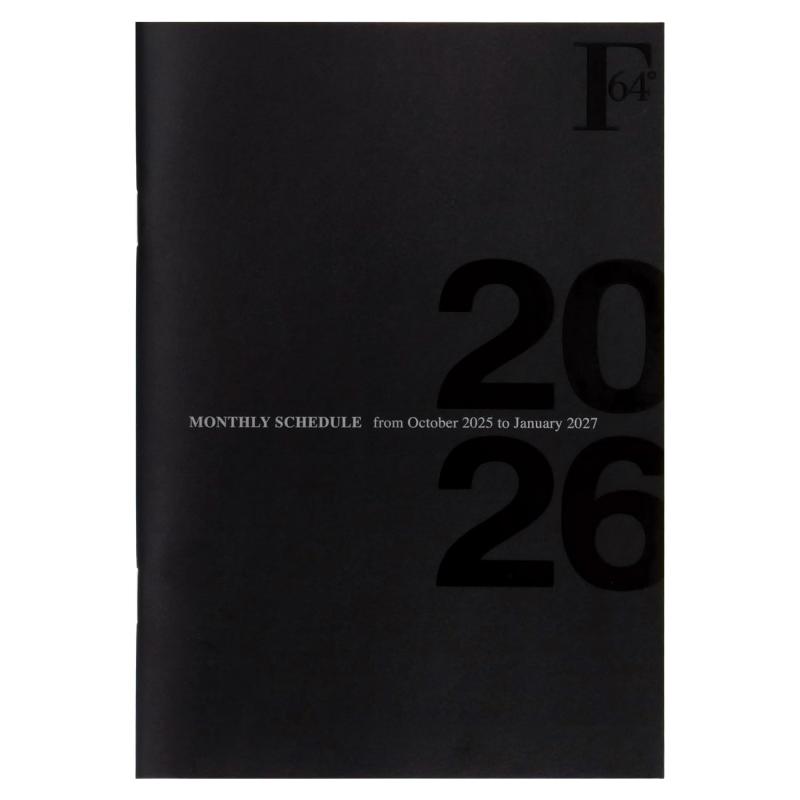 キョクトウ 手帳 2026年 2025年10月始まり FOBCOOP B6 マンスリー 黒 PBF75K26【本文サイズ】B6(W128×H182mm)表紙素材：紙（マットPP加工）【期間】2025年10月～2027年1月/六曜表記/月曜始...