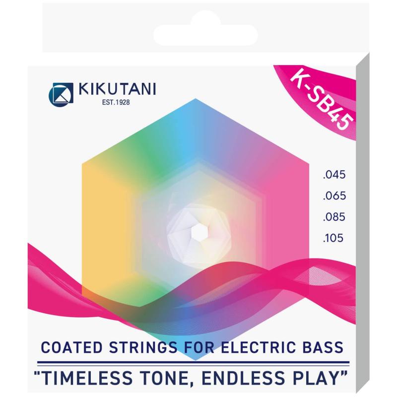 キクタニ (KIKUTANI) エレキベースギター弦 コーティング弦 [045-105] K-SB45エレキベースギター コーティング弦 .045-.065-.085-.105【厳選された高品質素材】新たに採用した高純度素材により、最適な引...