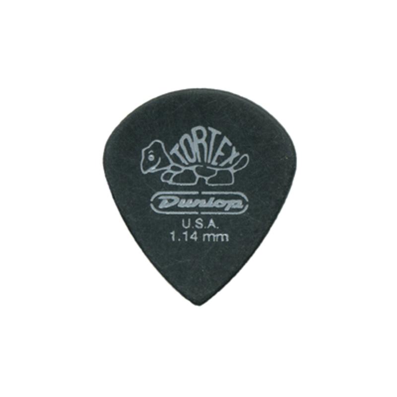 Jim Dunlop Tortex Pitch Black Jazz 482 Lot de 12 médiators Noir 1,14 mm