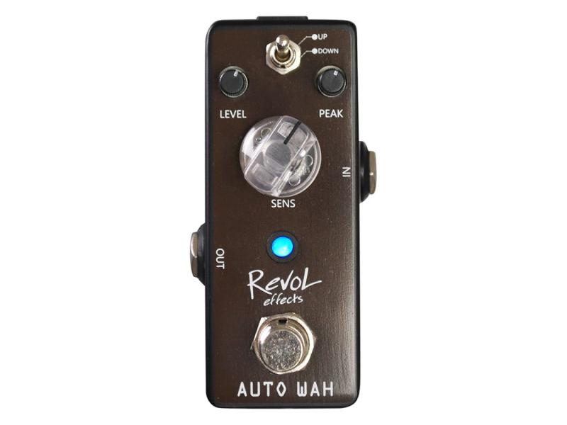 Revol effects レヴォルエフェクツ エフェクター オートワウ AUTO WAH EWA-01入力音の強弱によってワウサウンドが得られるフィルター系のエフェクターピッキングの強さに反応してフィルターがかかるため、より繊細かつリズミ...