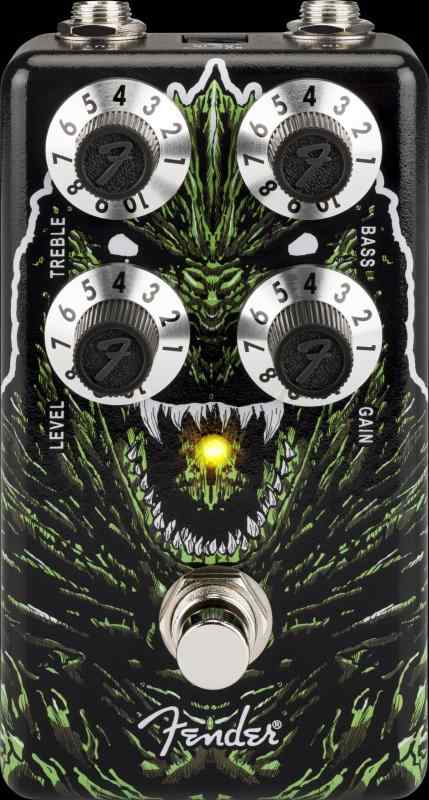 Fender/Godzilla Distortion [ディストーション] ゴジラMaterial：アルミ Power Requirements： 9Vバッテリー、またはセンターマイナスAC電源アダプター（別売）Input Impedanc...