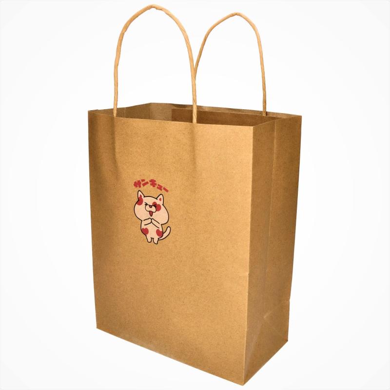APPADITTY 紙袋 手提げ クラフト ギフトバッグ 贈り物 キャラクター 10枚入 27×21×11cm【入数】10枚入り【サイズ】縦270mm×幅210mm×マチ110mm【カラー】クラフトかわいいオリジナルのデザイン感謝の気持ちを...