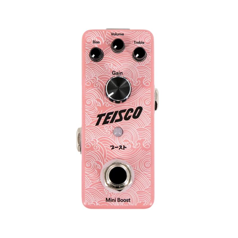 Teisco Mini Boost Pedal ブースターControls: Volume, Bias, Gain, TreblePower: Standard 9V DC with 2.1mm center-negative barrel...