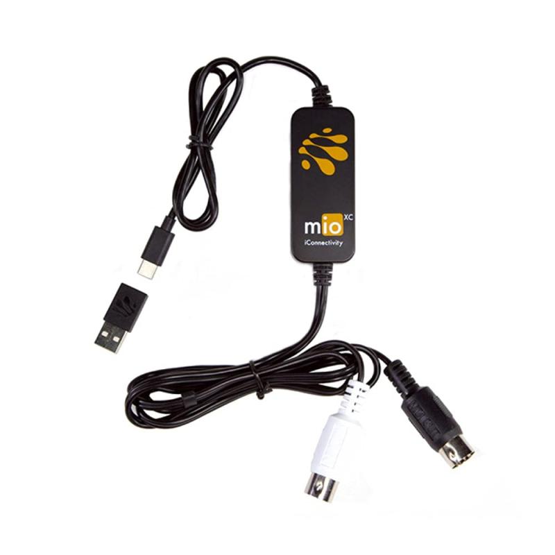 iConnectivity mioXC 1イン1アウト USB-C対応 MIDIインターフェース アイコネクティビティMac、PC、iOS、Androidに対応したUSB Type-C 1x1 MIDIインターフェイス