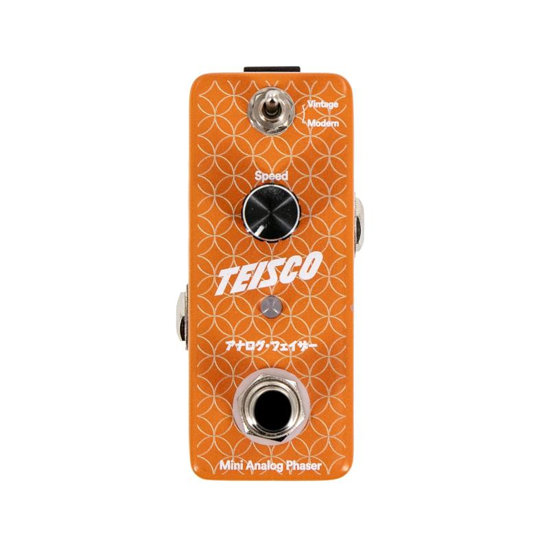 Teisco Mini Analog Phaser Pedal アナログフェイザーControls: Speed/ Toggle: Vintage / ModernPower: Standard 9V DC with 2.1mm cente...