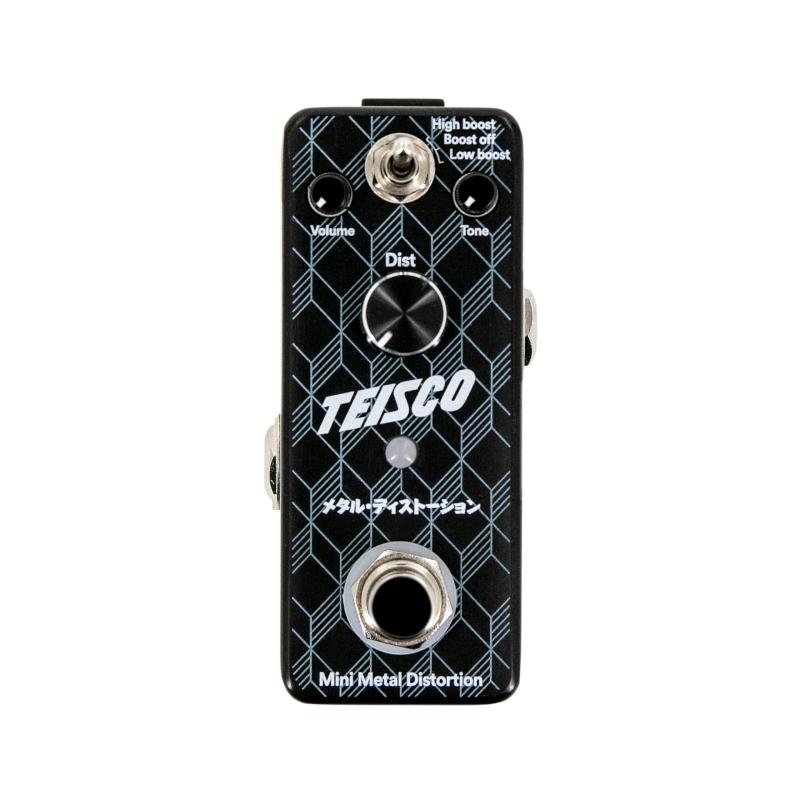 Teisco Mini Metal Distortion Pedal ディストーションControls: Volume, Dist, Tone/ Switches: High Boost / Low Boost / Boost OffPow...