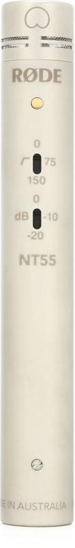 RODE Microphones ロードマイクロフォンズ NT55 コンデンサーマイク NT55形式:コンデンサー指向性:カーディオイド(nt45-o使用時:無指向性)周波数特性:20hz-20khz(可変ハイパスフィルター @75hz/1...
