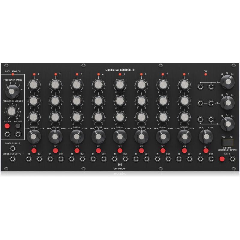 Behringer アナログシンセサイザー モジュラー ユーロラックモジュール ユーロラック対応 アナログシーケンサーモジュール SYSTEM55シリーズ 960 SEQUENTIAL CONTROLLER BLACK「Modular 55...