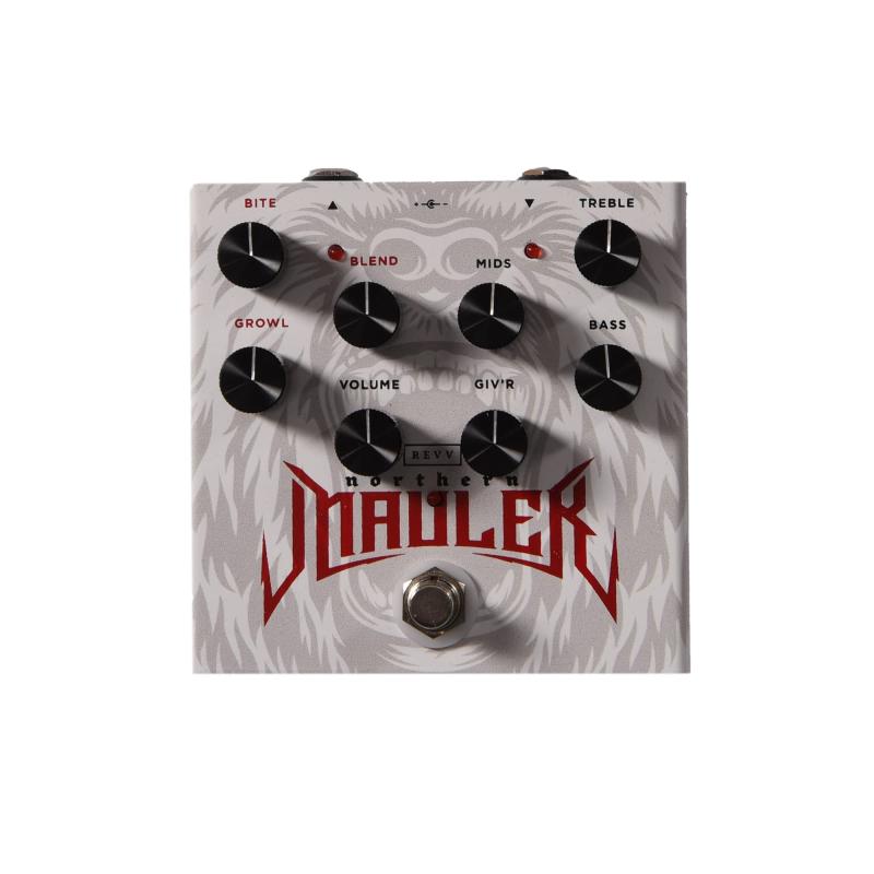 Revv Amplification (レヴ・アンプリフィケーション) Northern Maulerスウェーデンの暴力的なチェーンソー・サウンドとレヴ・アンプのモダンなハイ・ゲイン・トーンを組み合わせたモデルで、クリーン・チャンネル、パワ...