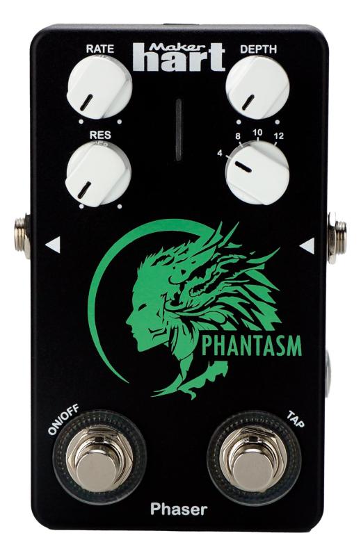 Maker hart phaser 12ステージフェイザーエフェクター TAP TEMPO搭載 32bit DSP処理 デジタルフィルター72bit対応ギターエフェクターTAPモード搭載 : TAP TEMPOスイッチにより、演奏中に楽曲の...
