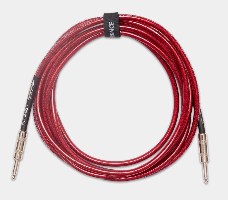 Reference Cables RIC01BASS-RED ストレート―ストレート 4.5mベース本来の音色再現: ベースギター本来の音をアンプに伝え再現したい全てのベースプレイヤーに推奨します。重心の低いサウンド: ベースアンプからの出...