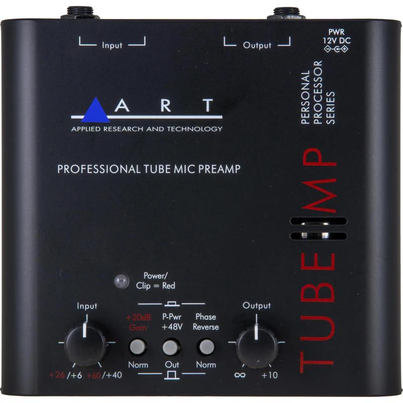 ART Tube MP U 真空管マイク・プリアンプ70dBゲイン厳選した12AX7A真空管平衡XLR ＆ ¼″入出力端子装備入力ノイズ-129dBダイナミック・レンジ100dB以上