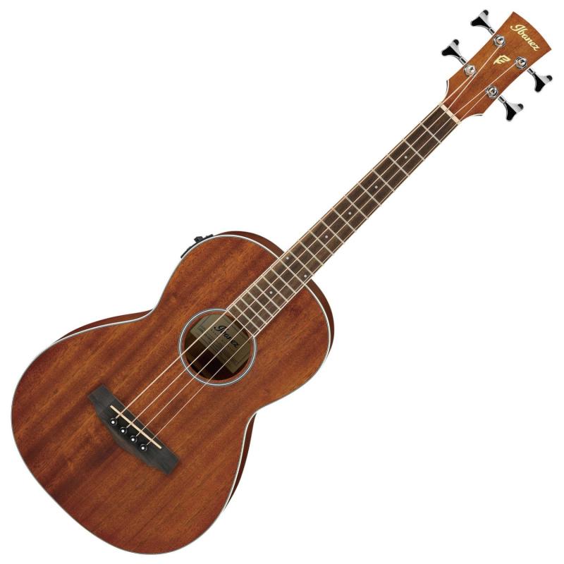 Ibanez アイバニーズ エレアコベース パーラー オープン・ポア・ナチュラル PNB14E-OPNオール・オクメ・ボディ&amp;パーラー・シェイプのコンパクト・エレアコ・ベースボディ材にはマホガニーと似た見た目とサウンドを特徴とするオ...